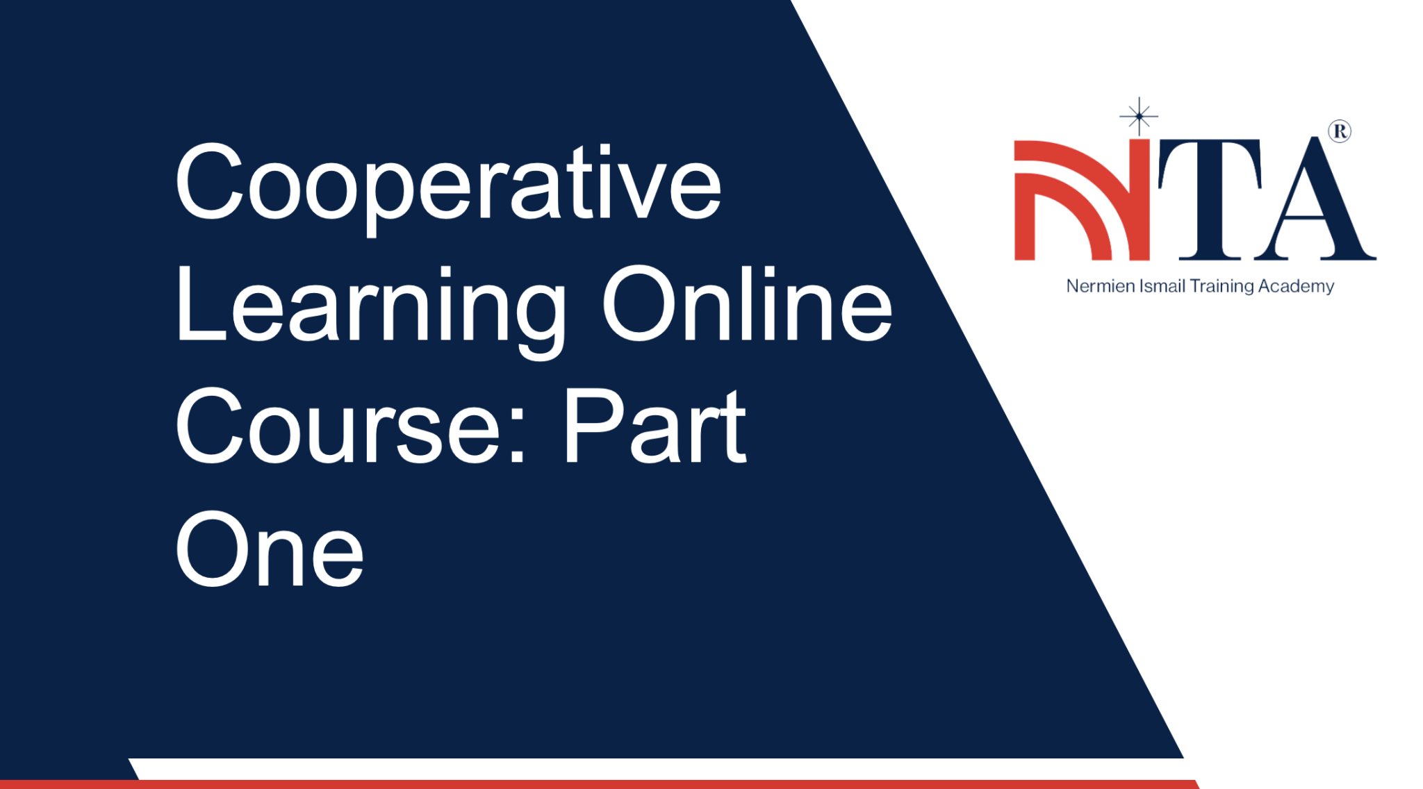Co-operative Learning – Part 1 – NITA